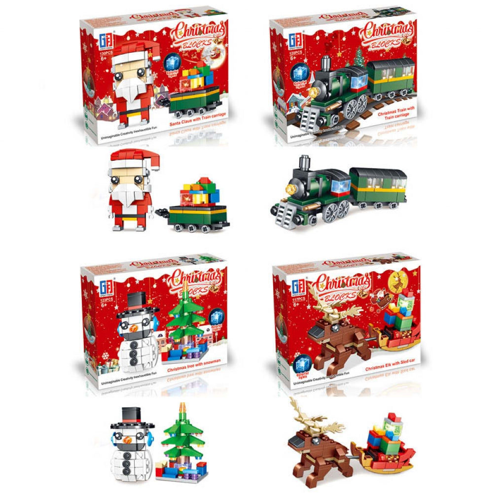 Christmas Light Up Building Block Block Bricks Model Kit – Anilas UK