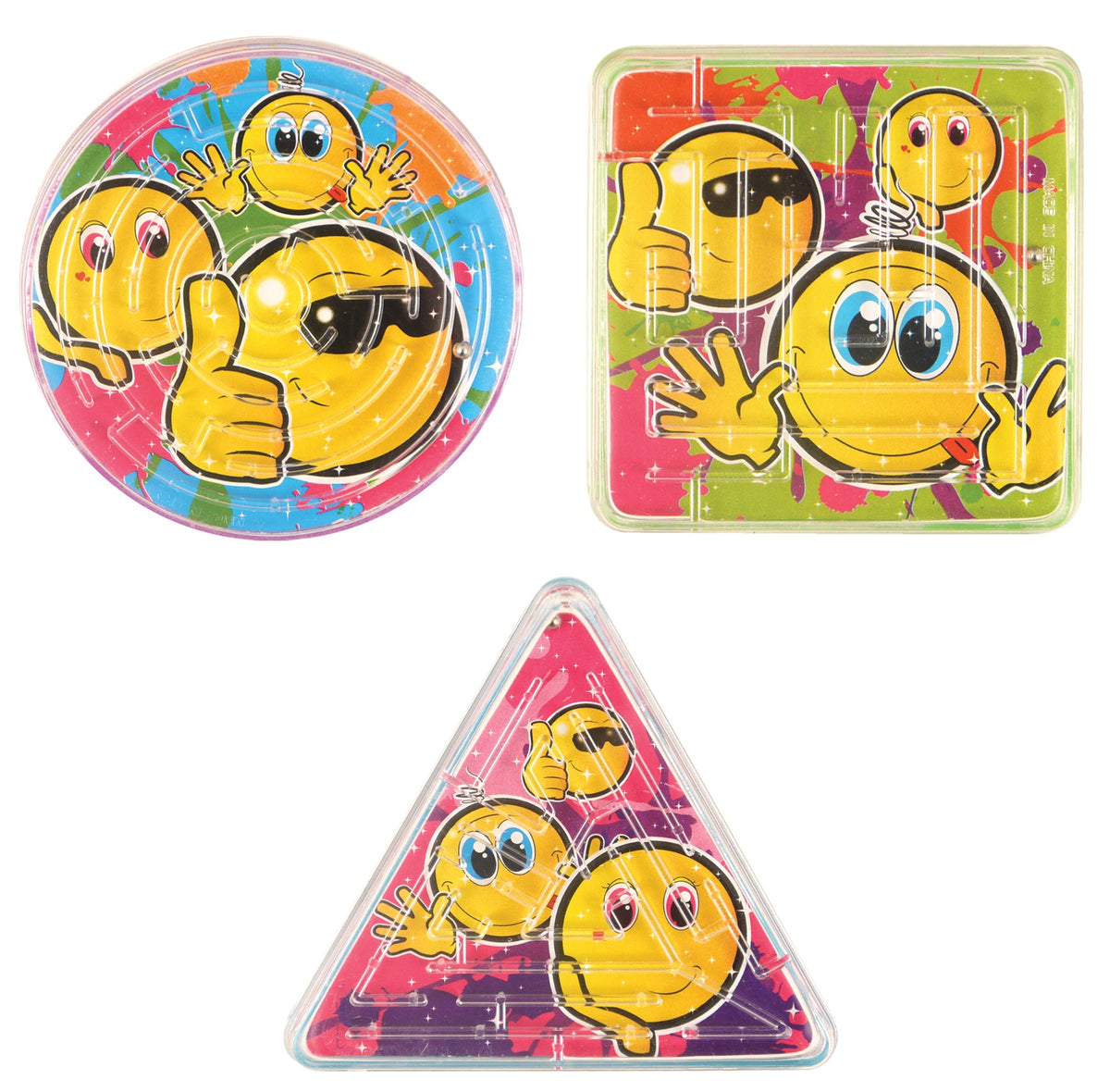 Mini Smiley Themed Mazes | Anilas UK