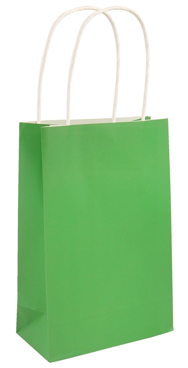 12 Green Paper Party Bags | Anilas UK