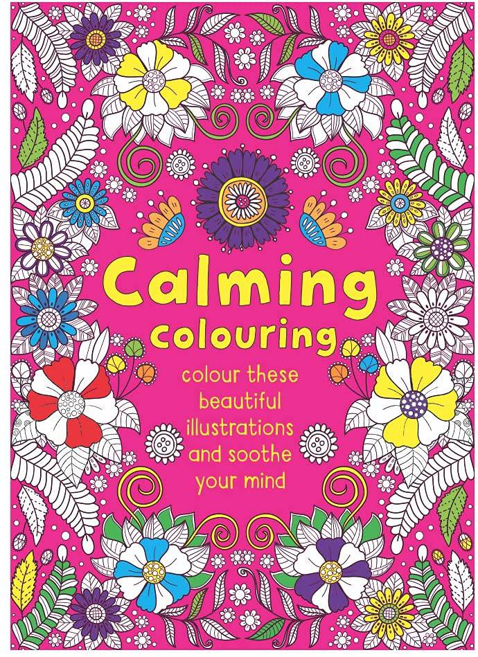 Set of 4 Anti-Stress Adult Colouring Books with Pencils | Anilas UK
